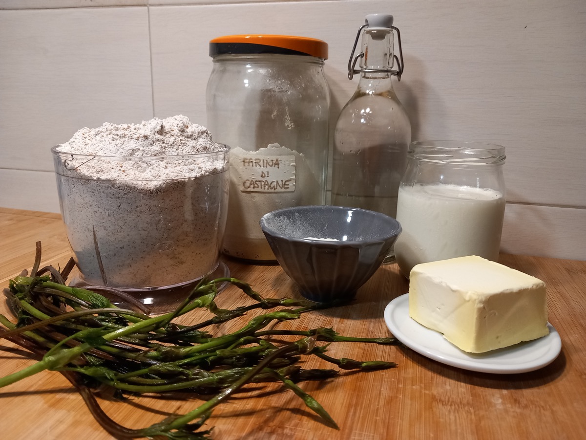 Lasagne di castagne al luppolo selvatico - Pianeta di Riserva